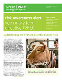 Veterinary Feed Directive (VFD) | AVMA PLIT